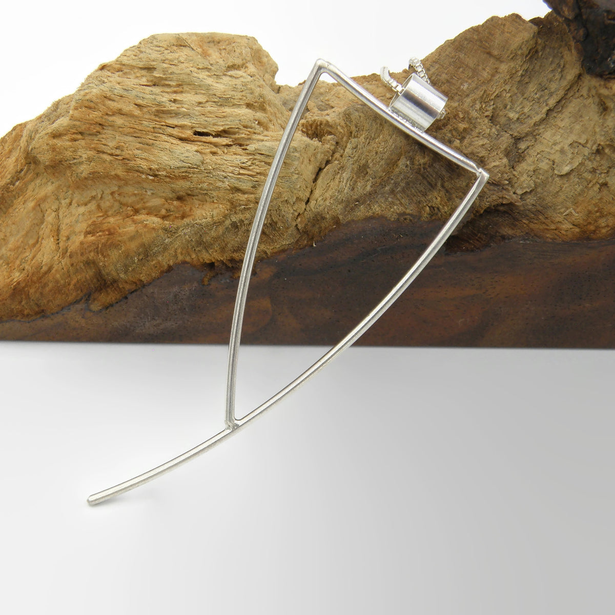 Large Negative Space Small Shield – The Silversmith Jewelry